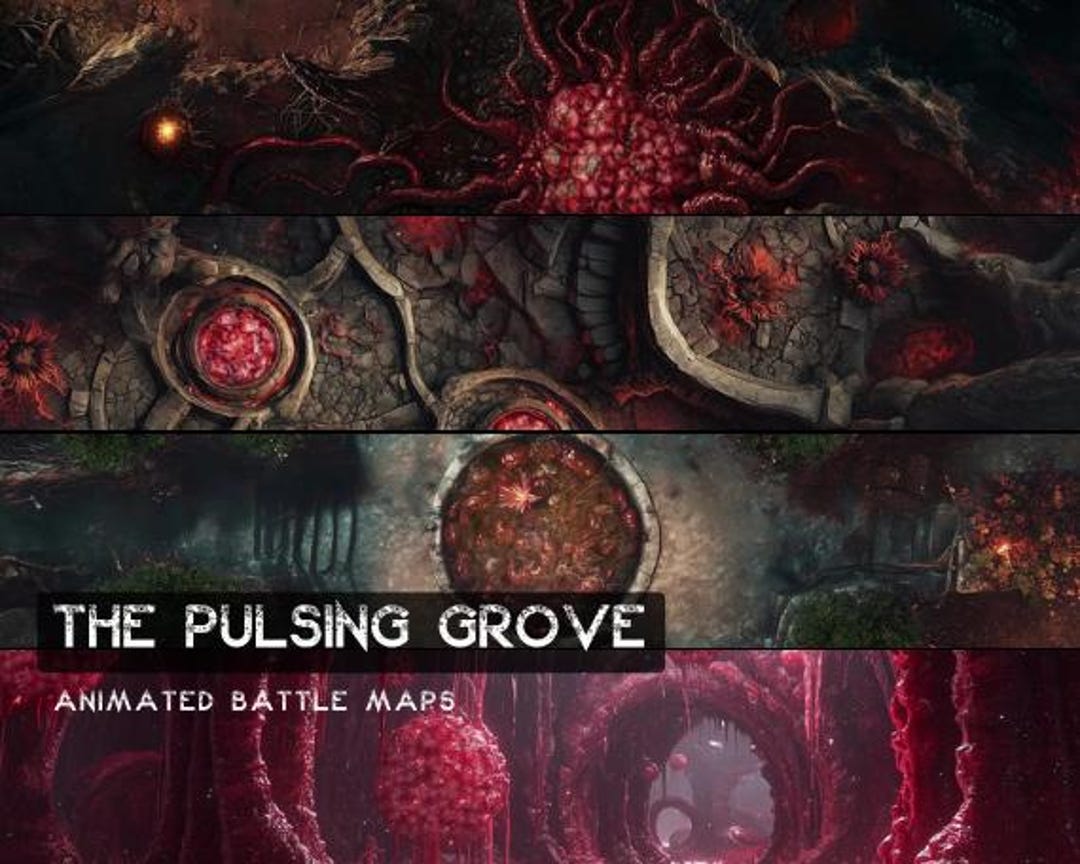 D&D the Pulsing Grove Animated Battlemaps Pack, Dungeons and Dragons ...