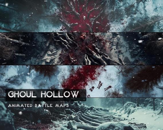 D&D Ghoul Hollow Animated Battlemaps Pack, Dungeons and Dragons Digital ...