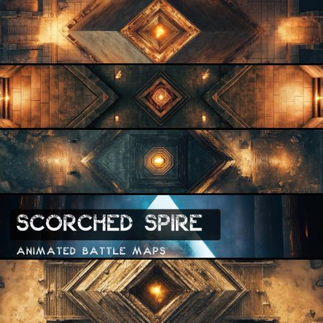D&D Scorched Spire Animated Battlemaps Pack, Dungeons and Dragons ...