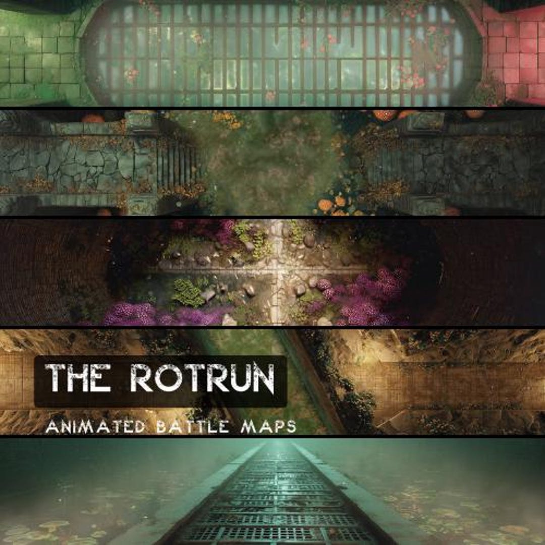 D&D the Rotrun Animated Battlemaps Pack, Dungeons and Dragons Digital ...