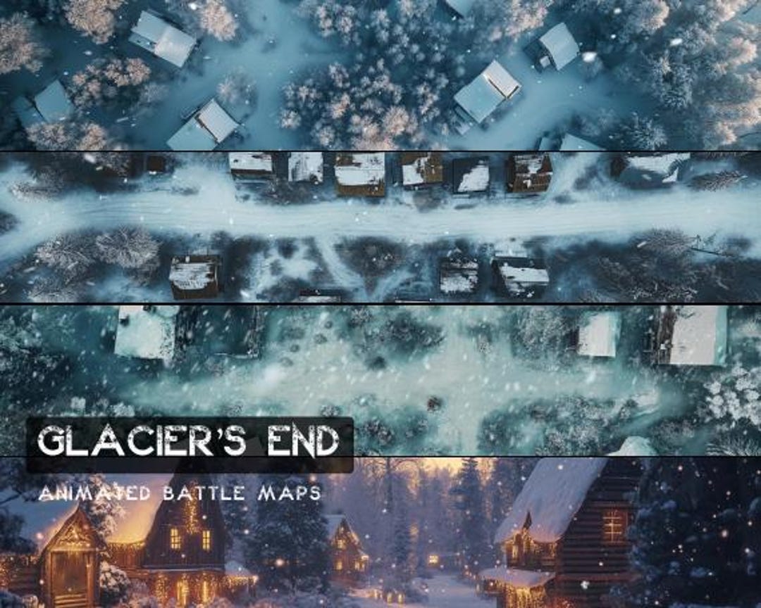 D&D Glacier's End Animated Battlemaps Pack, Dungeons and Dragons ...