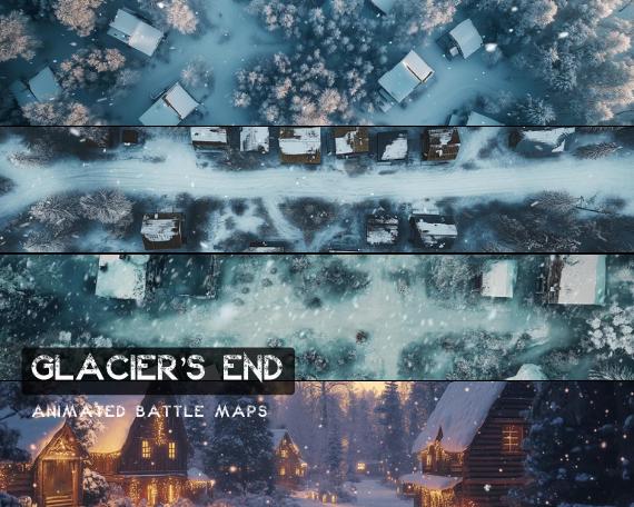D&D Glacier's End Animated Battlemaps Pack, Dungeons and Dragons ...