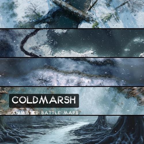 D&D Coldmarsh Animated Battlemaps Pack, Dungeons and Dragons Digital ...