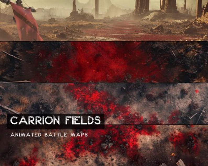 D&D Carrion Fields Animated Battlemaps Pack, Dungeons and Dragons ...