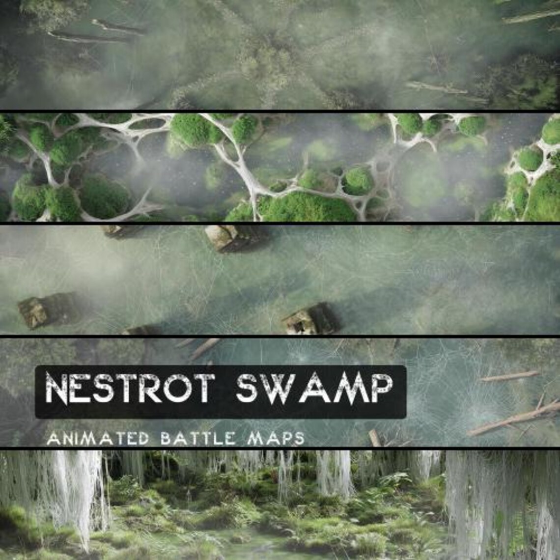 D&D Nestrot Swamp Animated Battlemaps Pack, Dungeons and Dragons ...