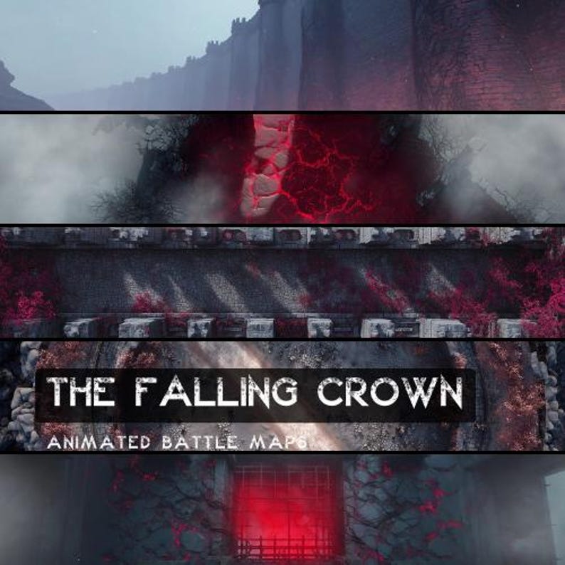 D&D the Falling Crown Animated Battlemaps Pack, Dungeons and Dragons ...