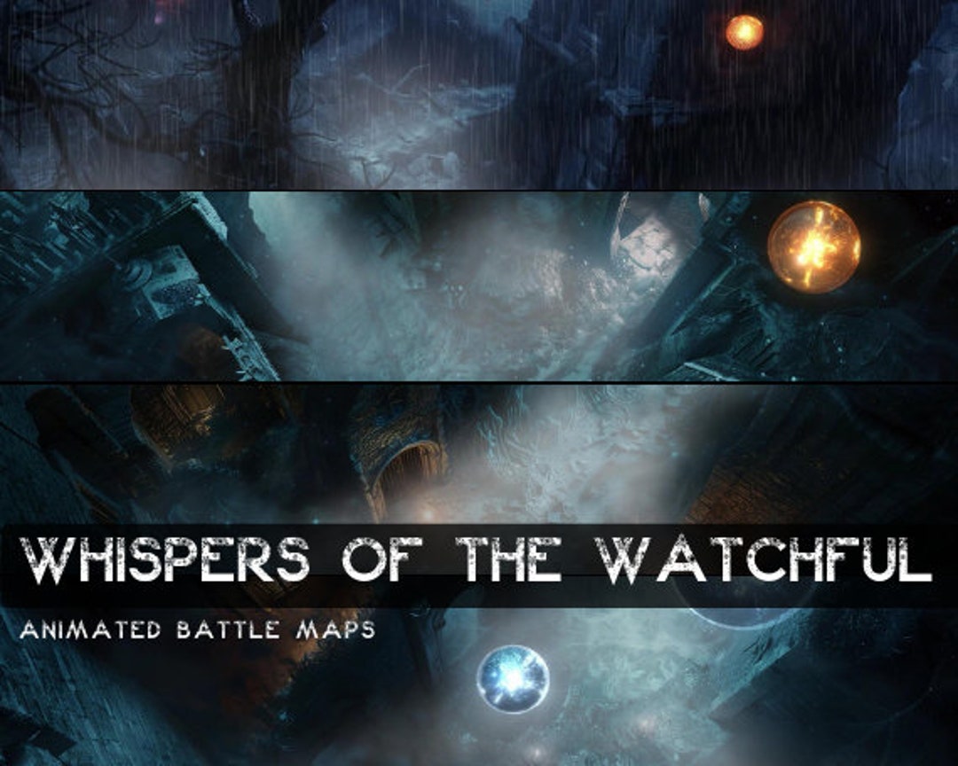 D&D Whispers of the Watchful Battlemaps Pack, Dungeons and Dragons ...