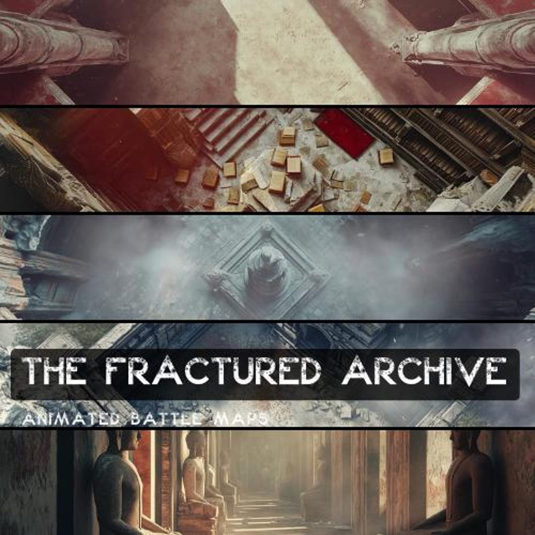 D&D the Fractured Archive Animated Battlemaps Pack, Dungeons and ...
