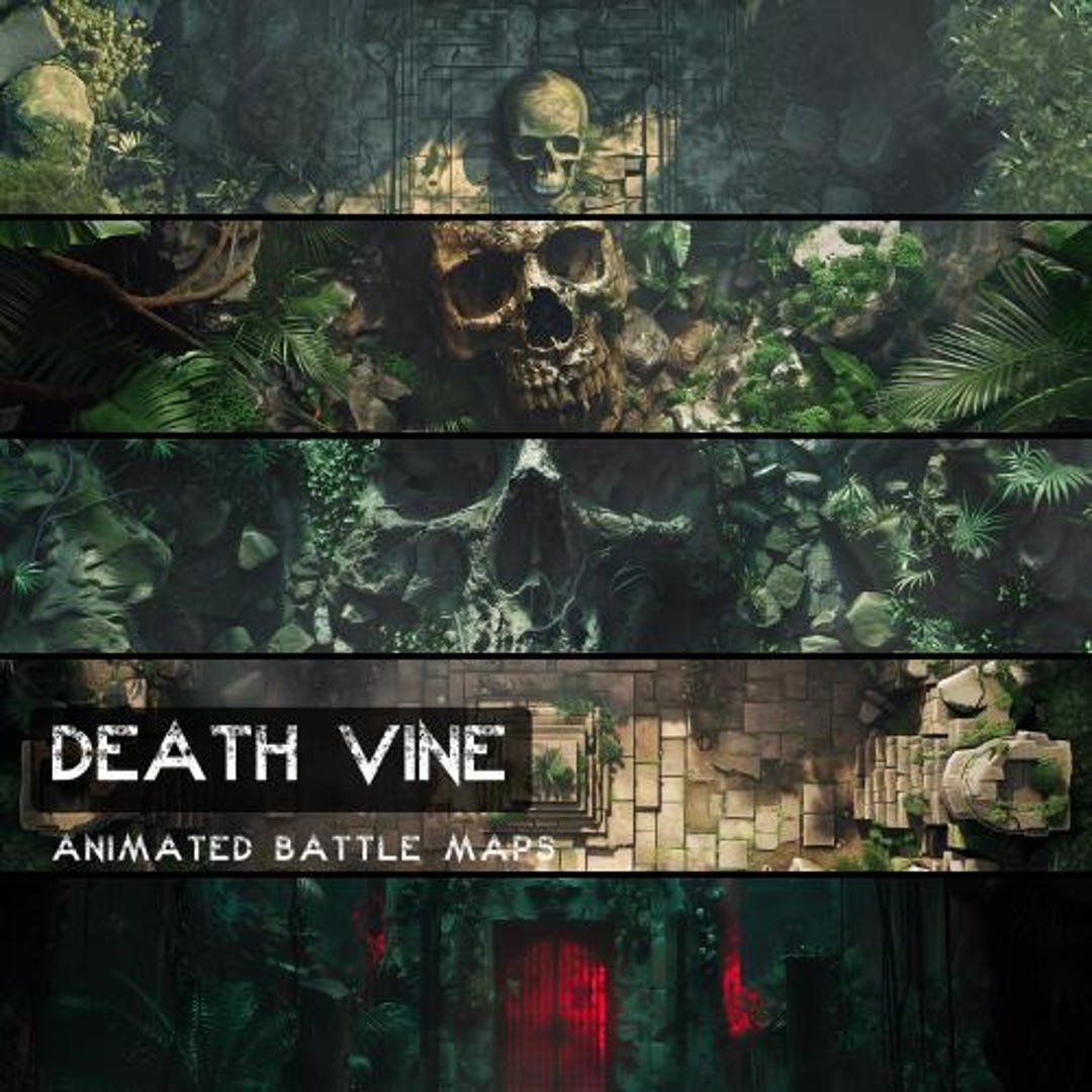 D&D Death Vine Animated Battlemaps Pack, Dungeons and Dragons Digital ...