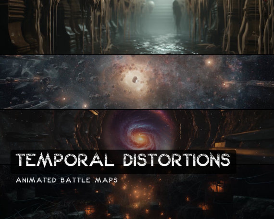 D&D Temporal Distortions Animated Battlemaps Pack, Dungeons and Dragons Digital Battle Maps ...