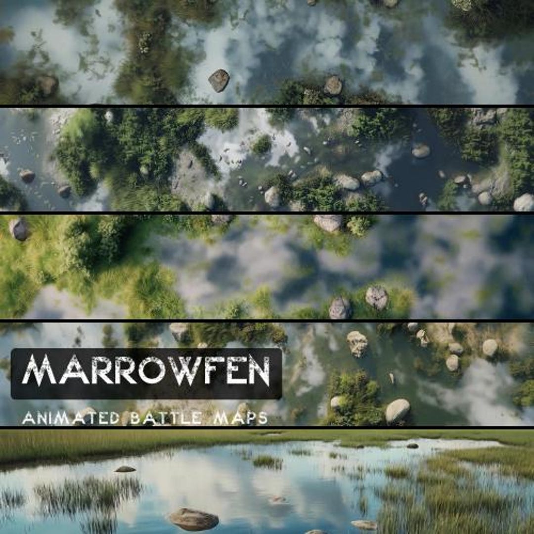 D&D Marrowfen Animated Battlemaps Pack, Dungeons and Dragons Digital ...