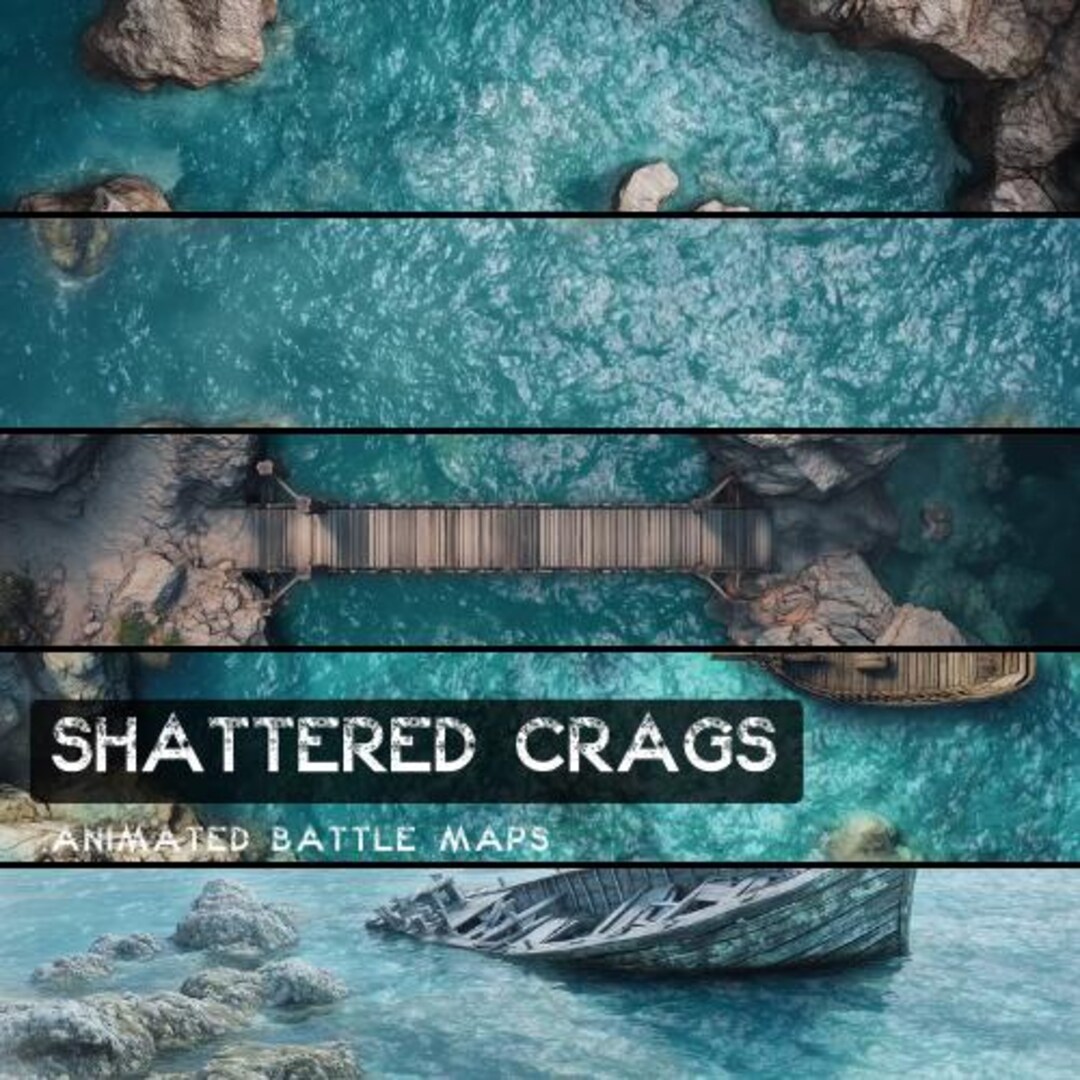 D&D Shattered Crags Animated Battlemaps Pack, Dungeons and Dragons ...