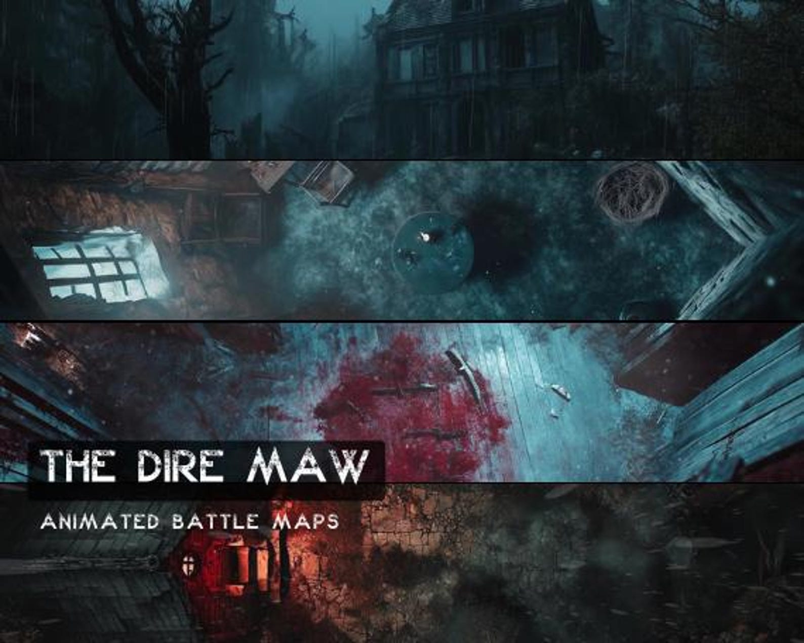 D&D the Dire Maw Animated Battlemaps Pack, Dungeons and Dragons Digital ...