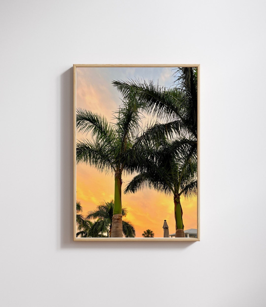 Florida Palm Tree Sunset Print - Etsy
