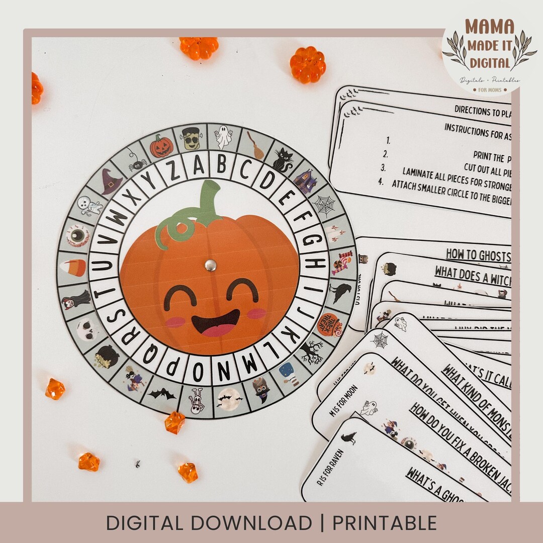 Halloween Educational Activity Printable Kids Activities Secret Decoder ...