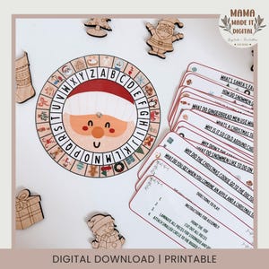 Holiday Secret Decoder Printable Educational Game Christmas Activity ...