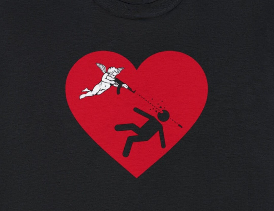 Cherub Sniper Married Love Machine Gun Unisex Cotton - Etsy UK