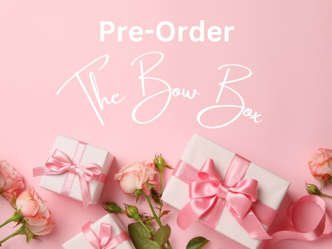 THE BOW BOX Custom Order Pink Planner Coquette Personal Pocket A5 A6 Am ...