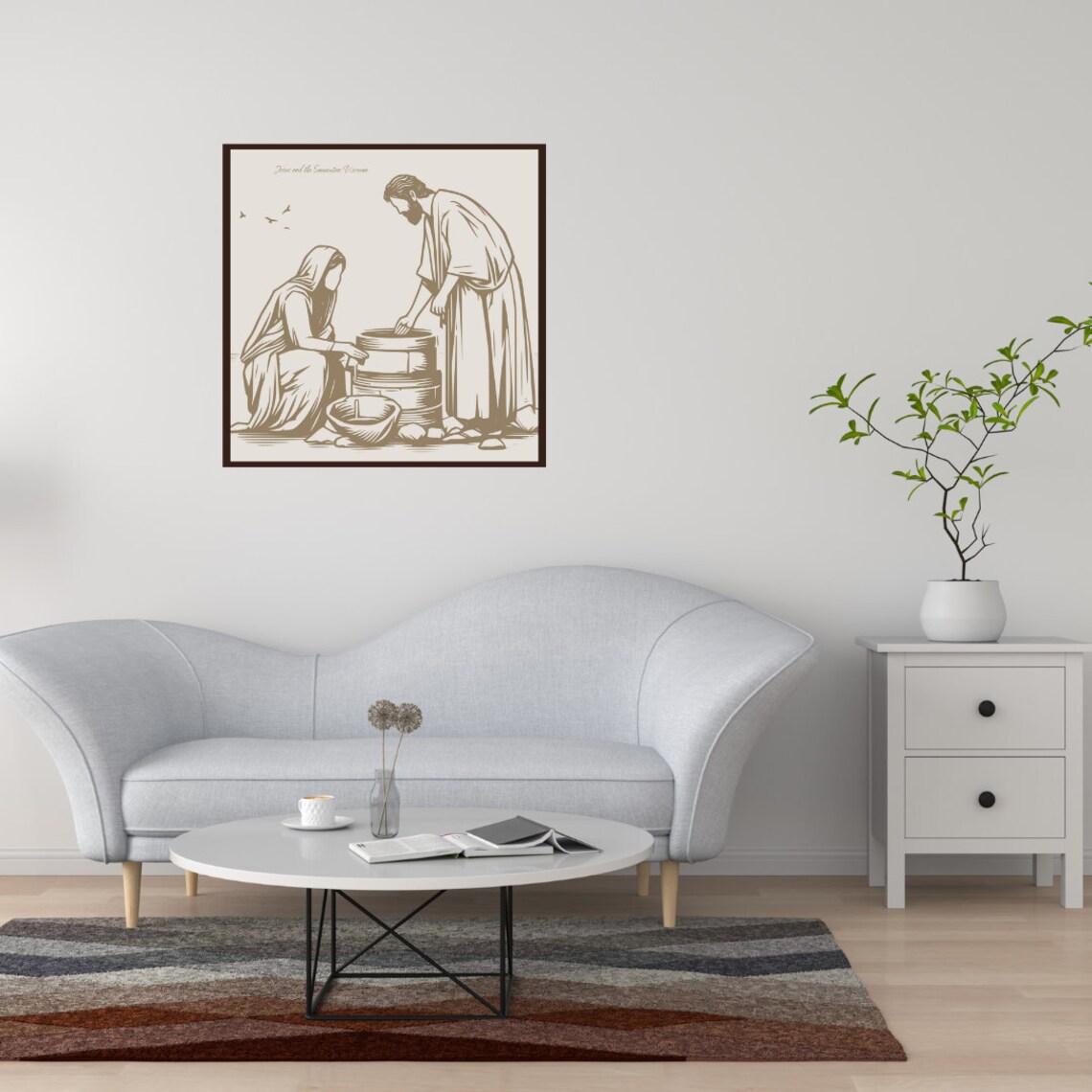 Jesus and the Samaritan Woman at the Well John 4 the Samaritan Woman ...