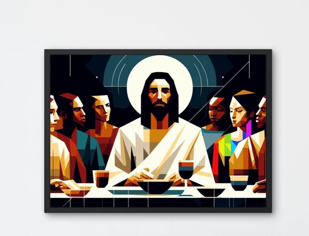 The Open Table Inclusive Jesus Illustration, Original Art, Affirming ...