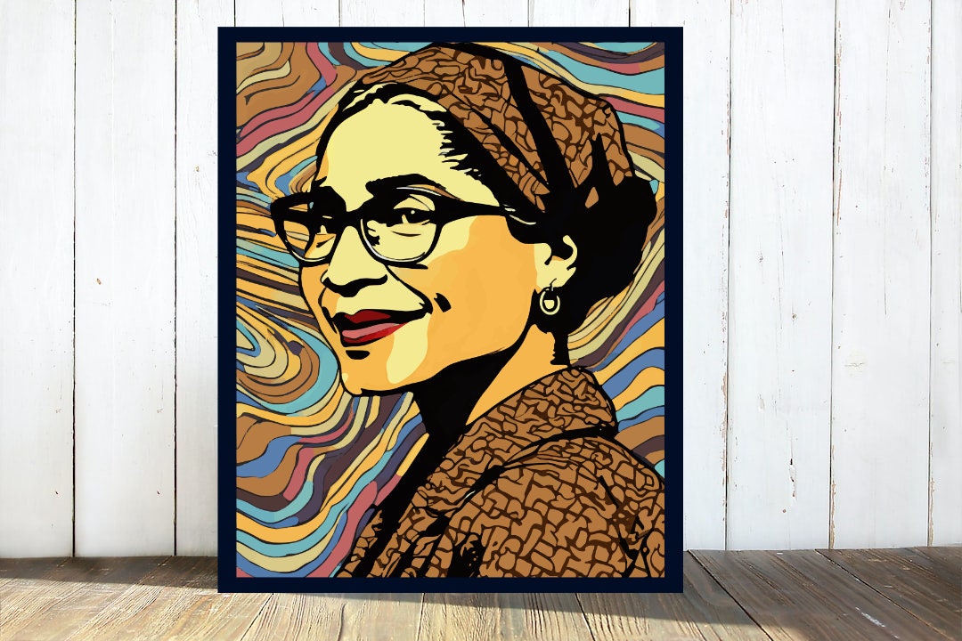 Black Heroes: Rosa Parks Portrait, Activist, Civil Rights Leader ...