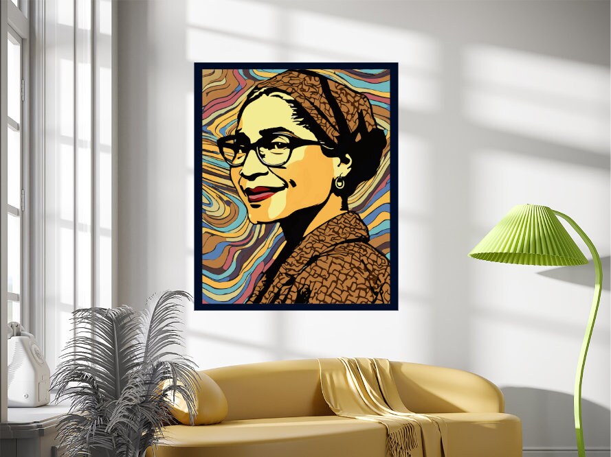 Black Heroes: Rosa Parks Portrait, Activist, Civil Rights Leader ...