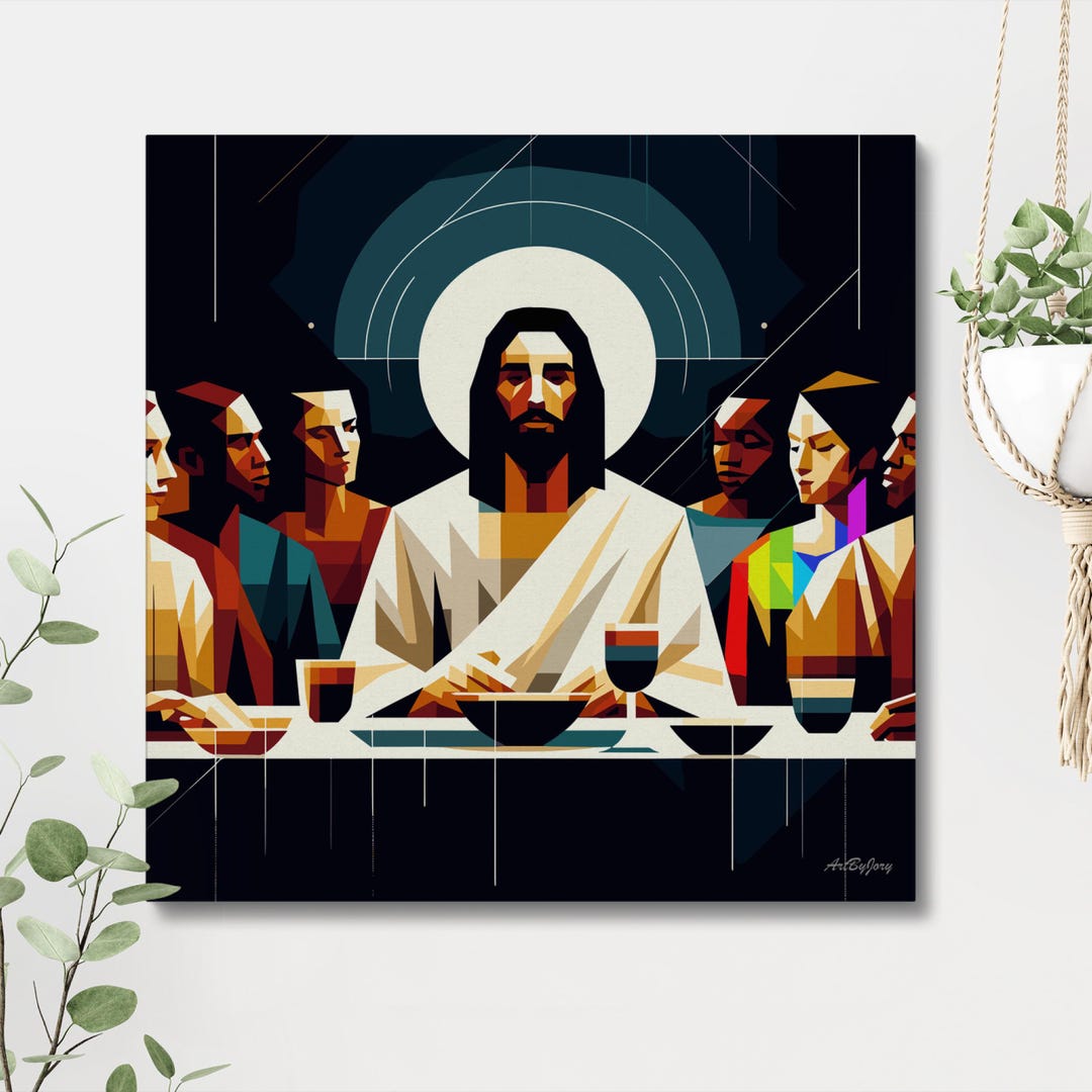 Inclusive LGBTQ Christian Jesus Art Print: Open Table Communion Wall ...