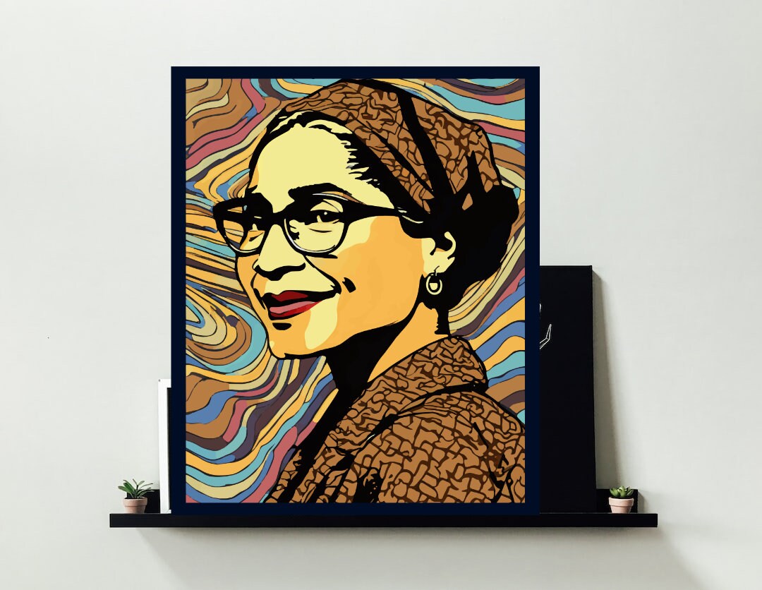 Black Heroes: Rosa Parks Portrait, Activist, Civil Rights Leader ...