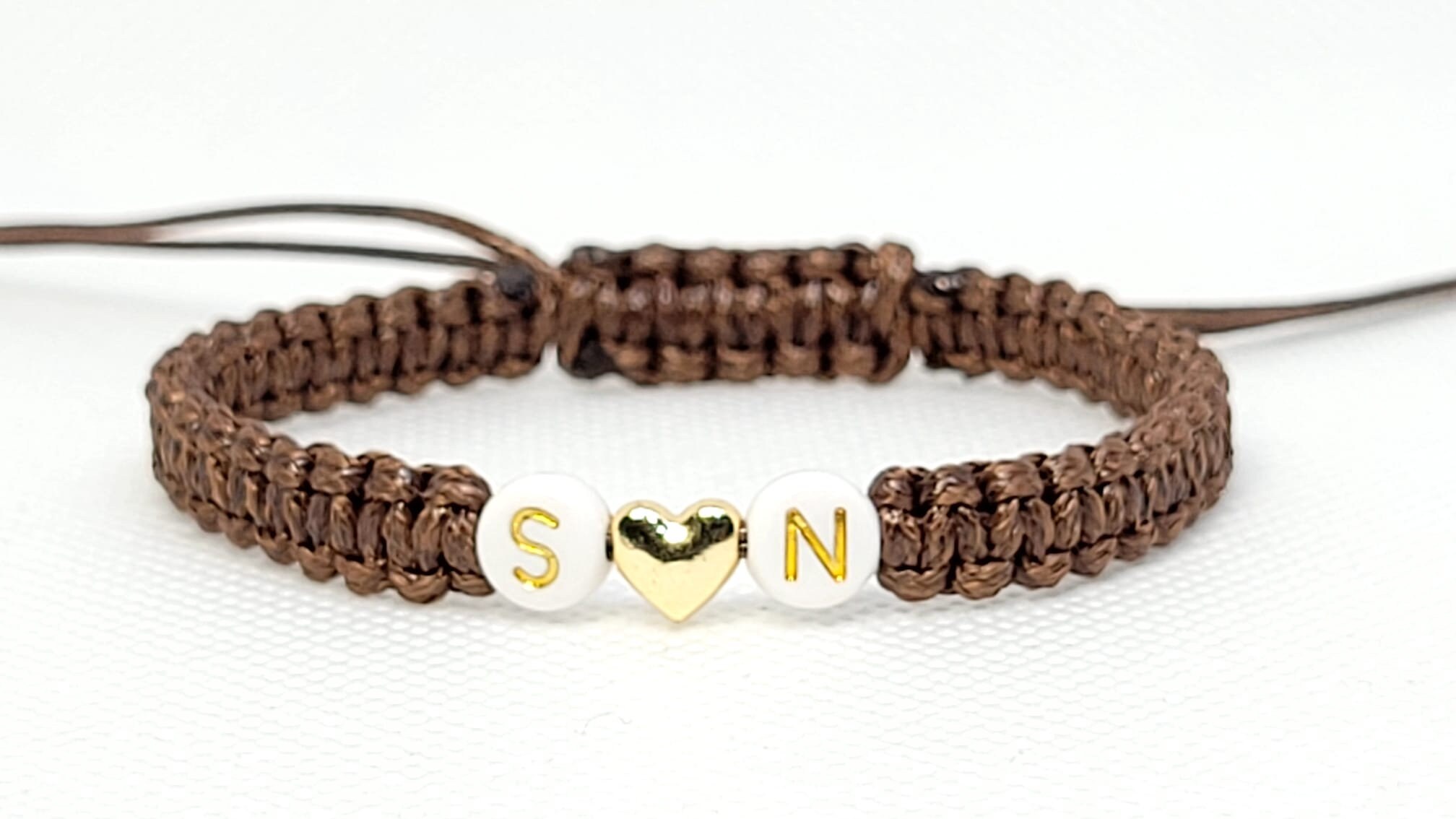 MATCHING BRACELETS LETTER Bracelets Couples Bracelet - Etsy