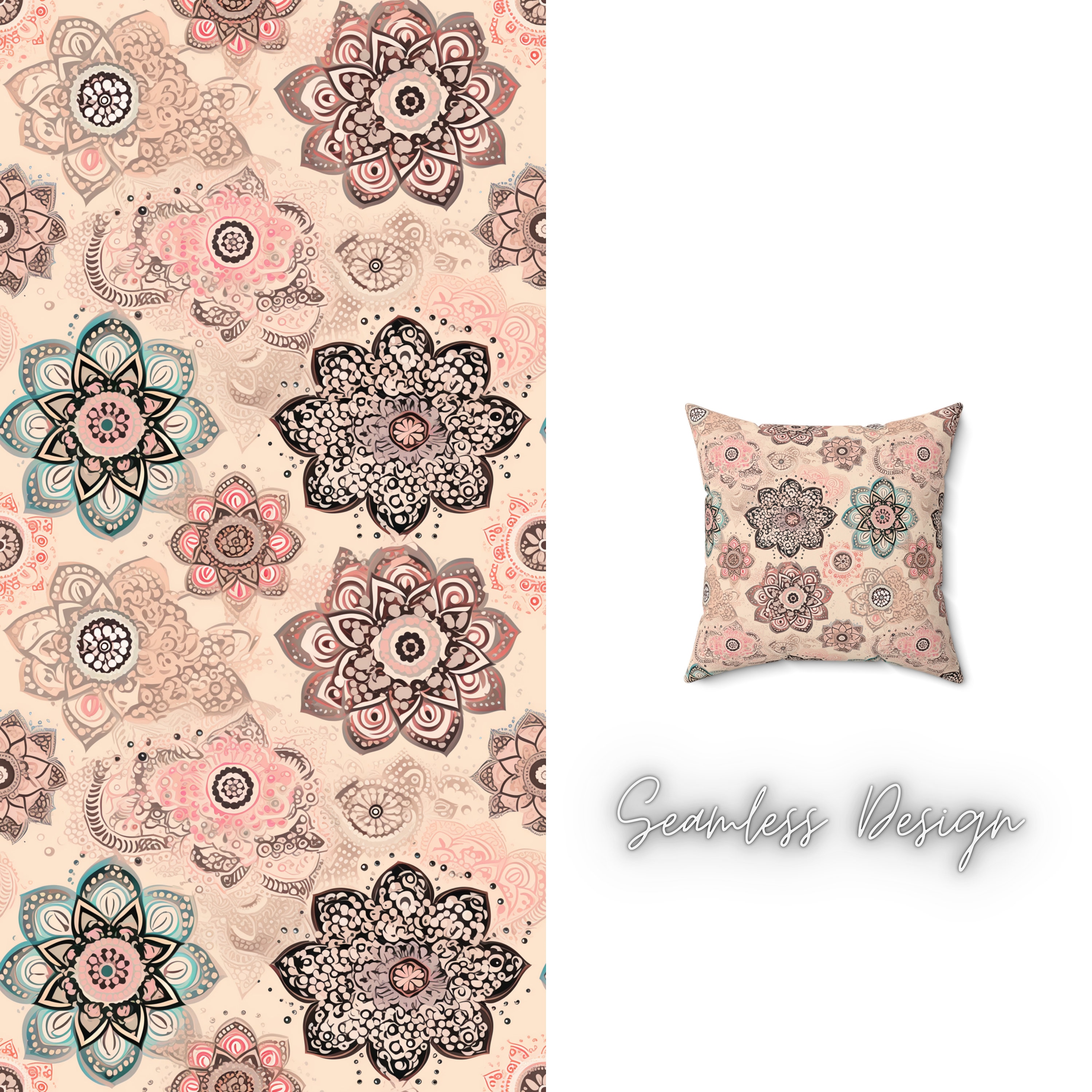 18 Seamless Rangoli Inspired Patterns Rangoli Digital Download 18 ...