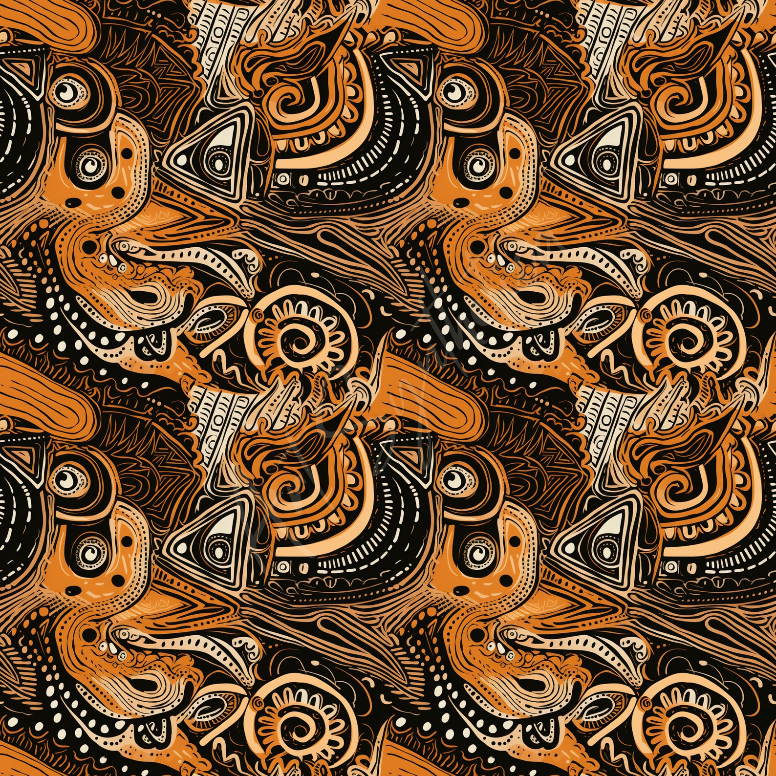 18 Seamless Clay Abstract Theme Patterns | Clay Abstract | Digital ...