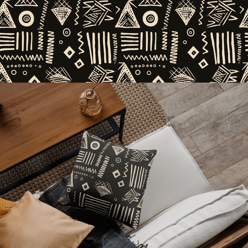 18 Seamless African Mud Cloth Inspired Patterns | Mud Cloth | Digital ...