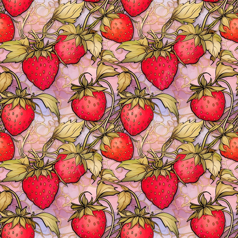 18 Seamless Fruit Patterns | Fruits | Digital Download | 18 Pattern ...