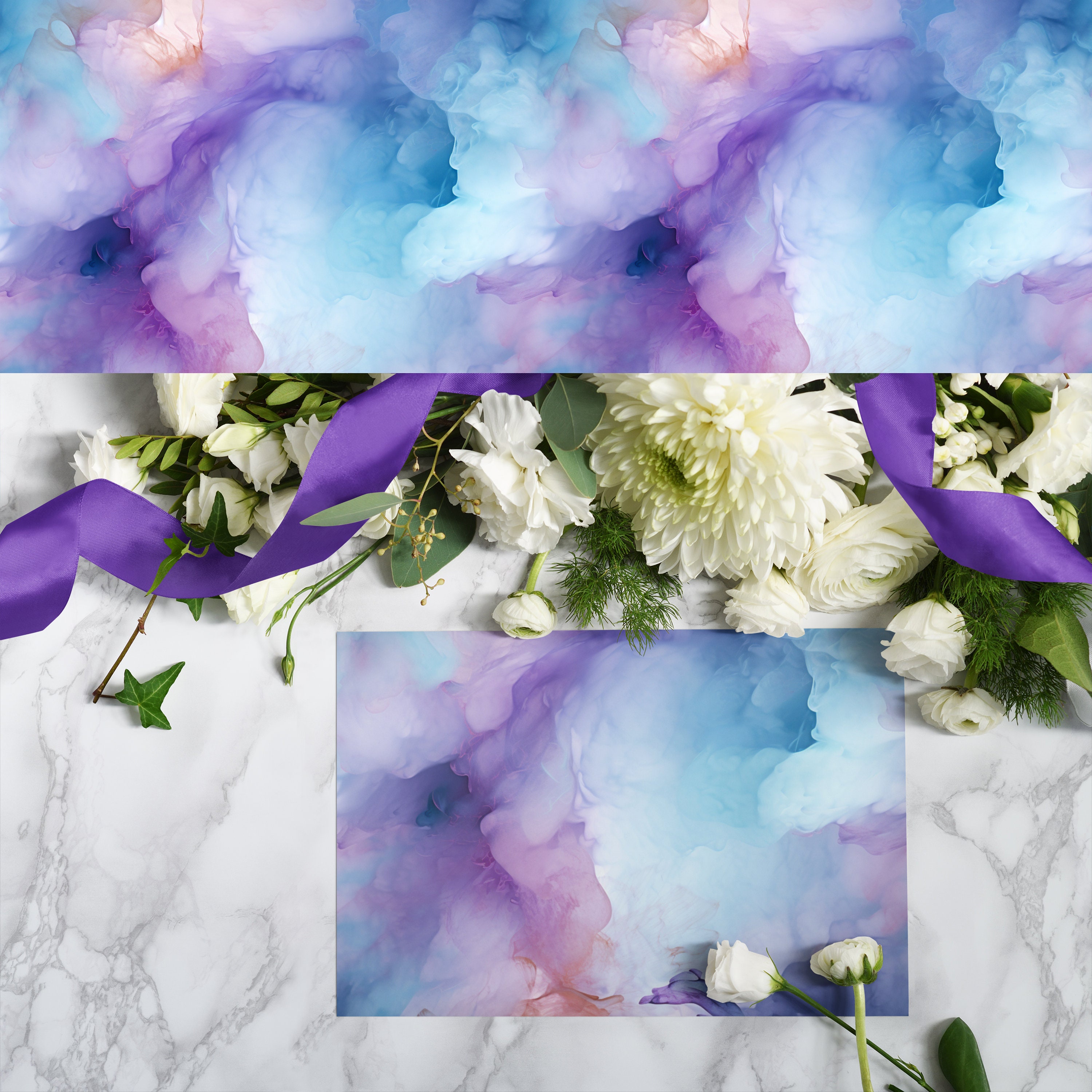 18 Seamless Smoke Patterns | Sfumato | Digital Download | 18 Pattern ...