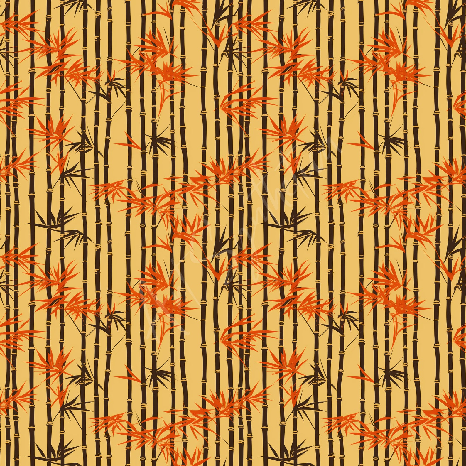 18 Seamless Bamboo Patterns | Bamboo | Digital Download | 18 Pattern ...