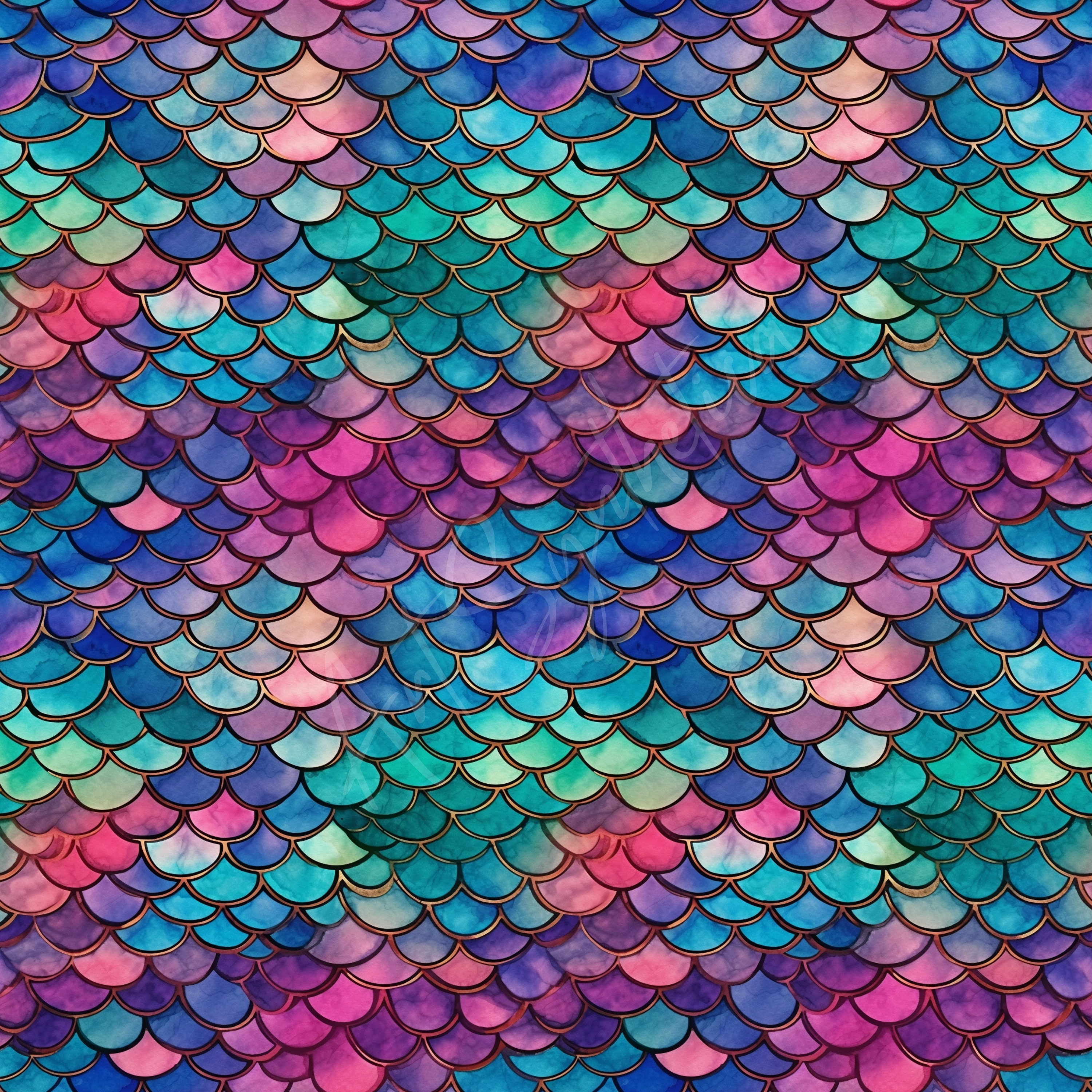 18 Seamless Scales Patterns Scales Digital Download 18 Pattern
