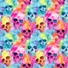 18 Seamless Skull Theme Patterns | Skulls | Digital Download | 18 ...