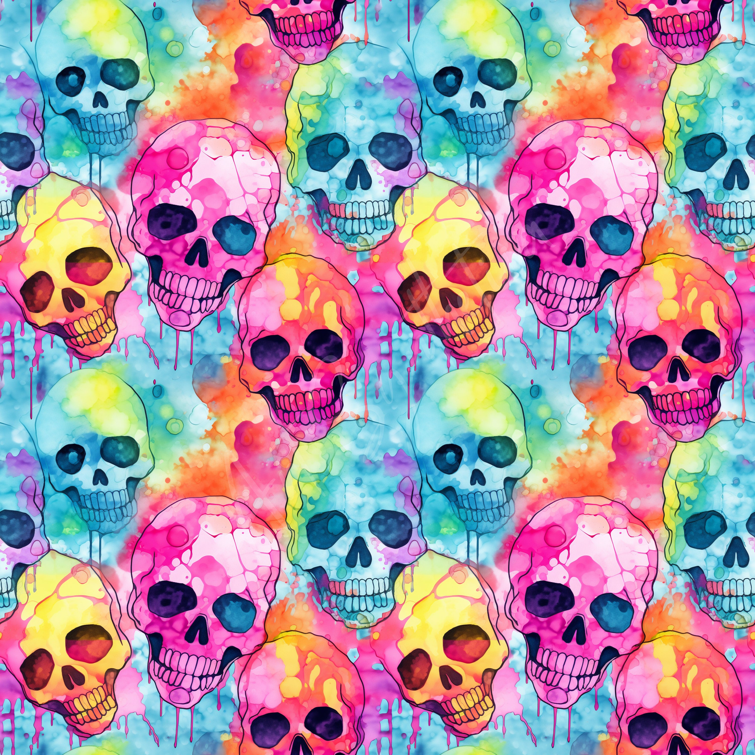 18 Seamless Skull Theme Patterns Skulls Digital Download - Etsy