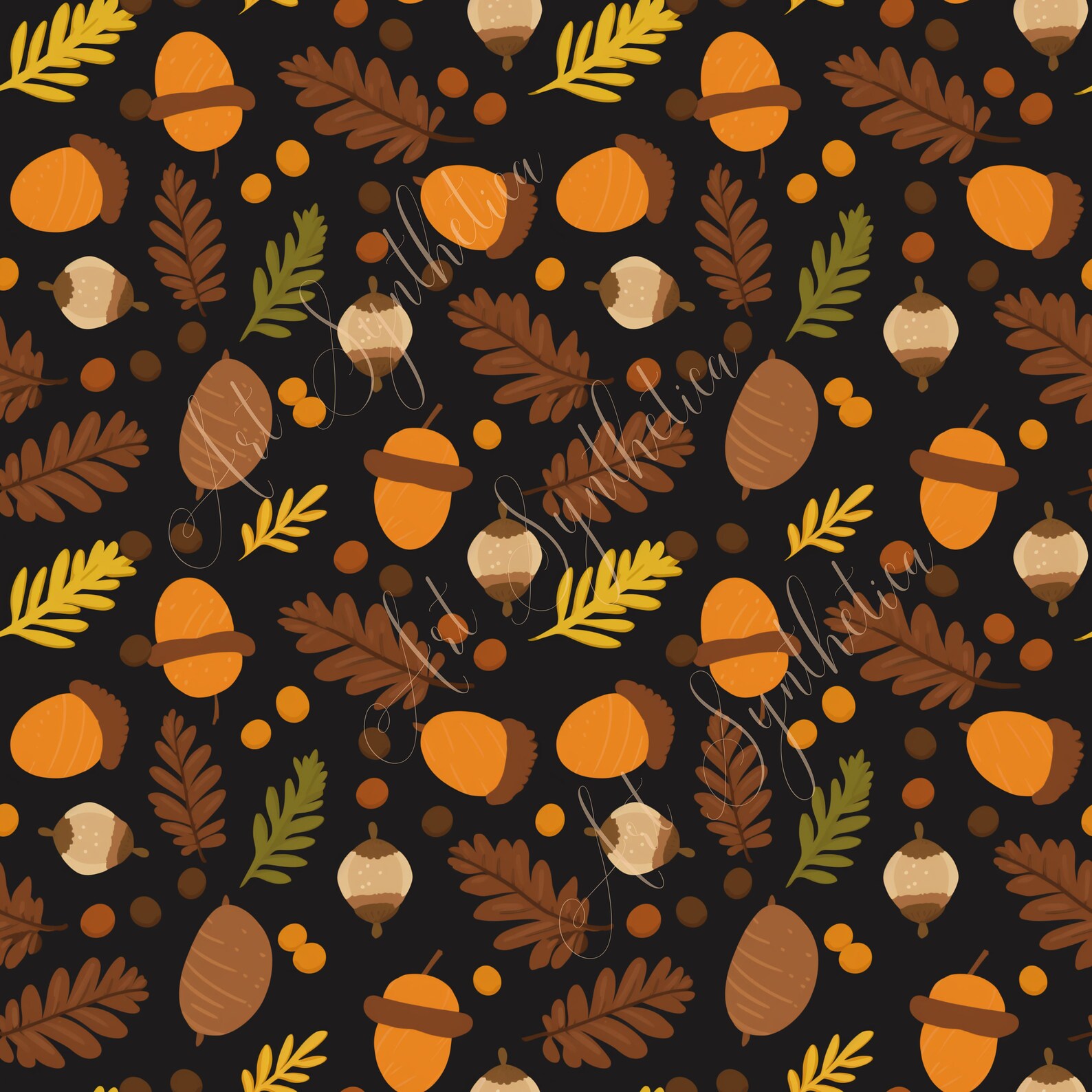 18 Seamless Autumn Theme Patterns | Autumn | Digital Download | 18 ...