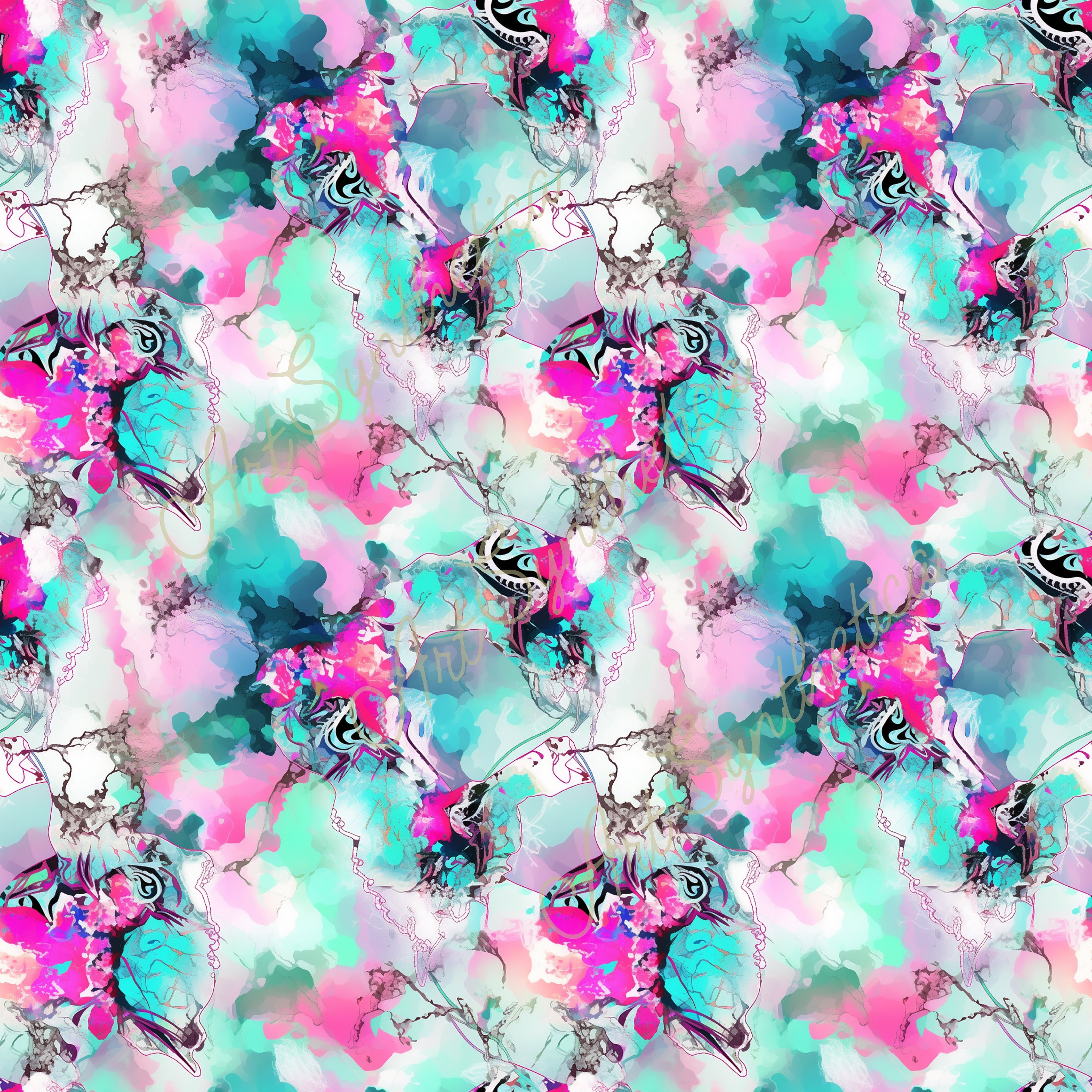 18 Seamless Voodoo Patterns | Voodoo | Digital Download | 18 Pattern ...