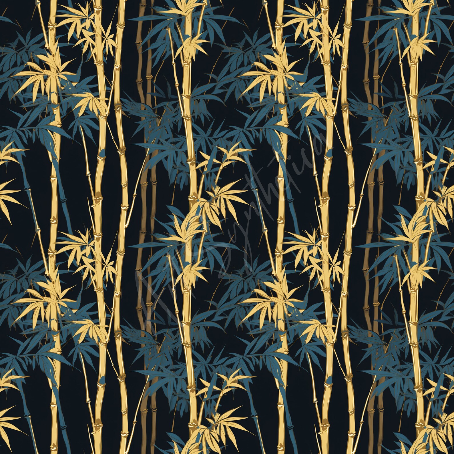 18 Seamless Bamboo Patterns | Bamboo | Digital Download | 18 Pattern ...