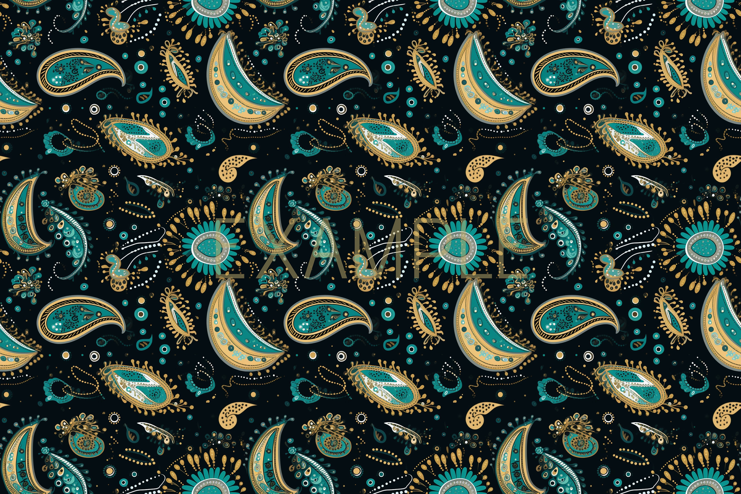 18 Seamless Paisley Inspired Pattern | Touch of Paisley | Digital ...