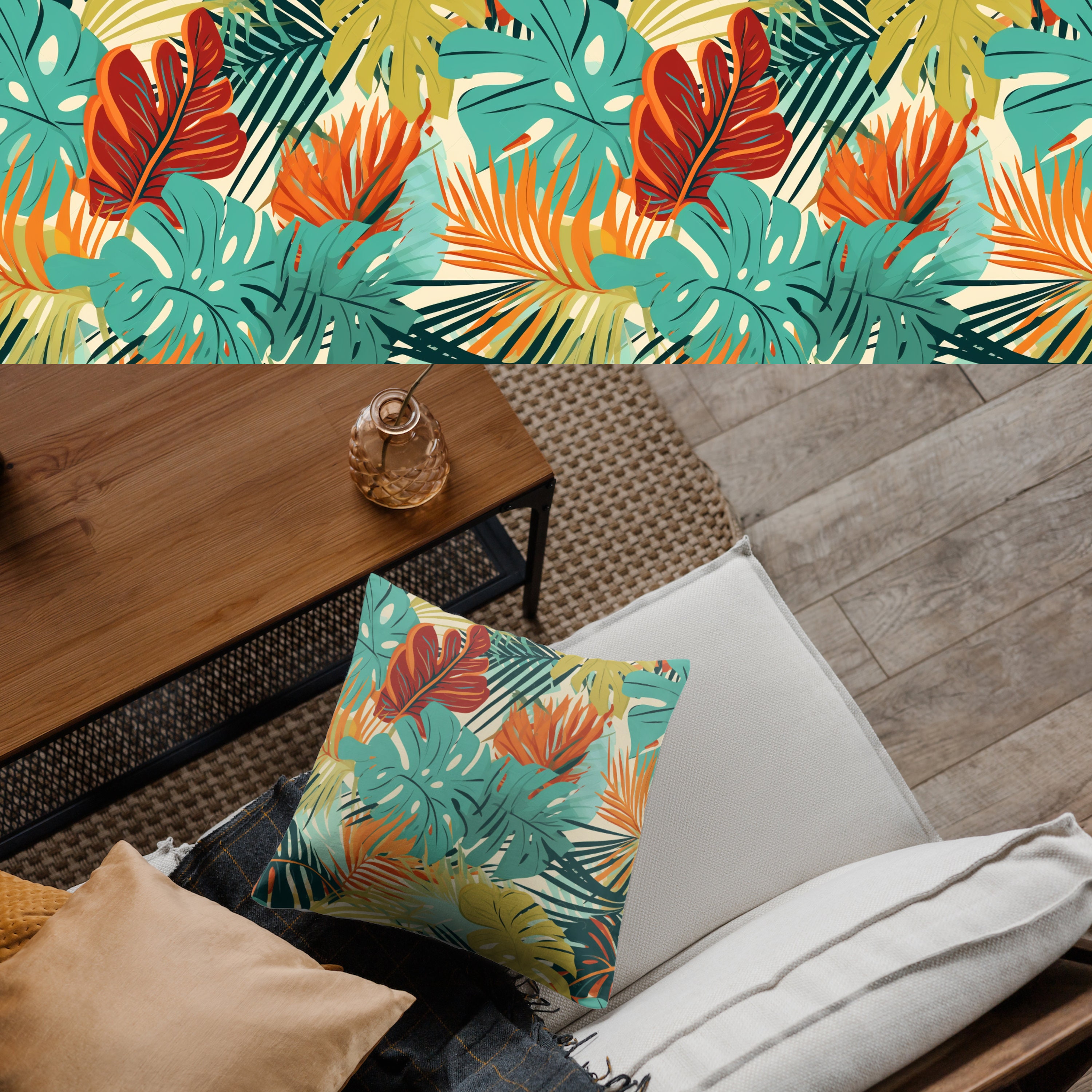 18 Seamless Tropical Theme Patterns | Tropical | Digital Download | 18 ...