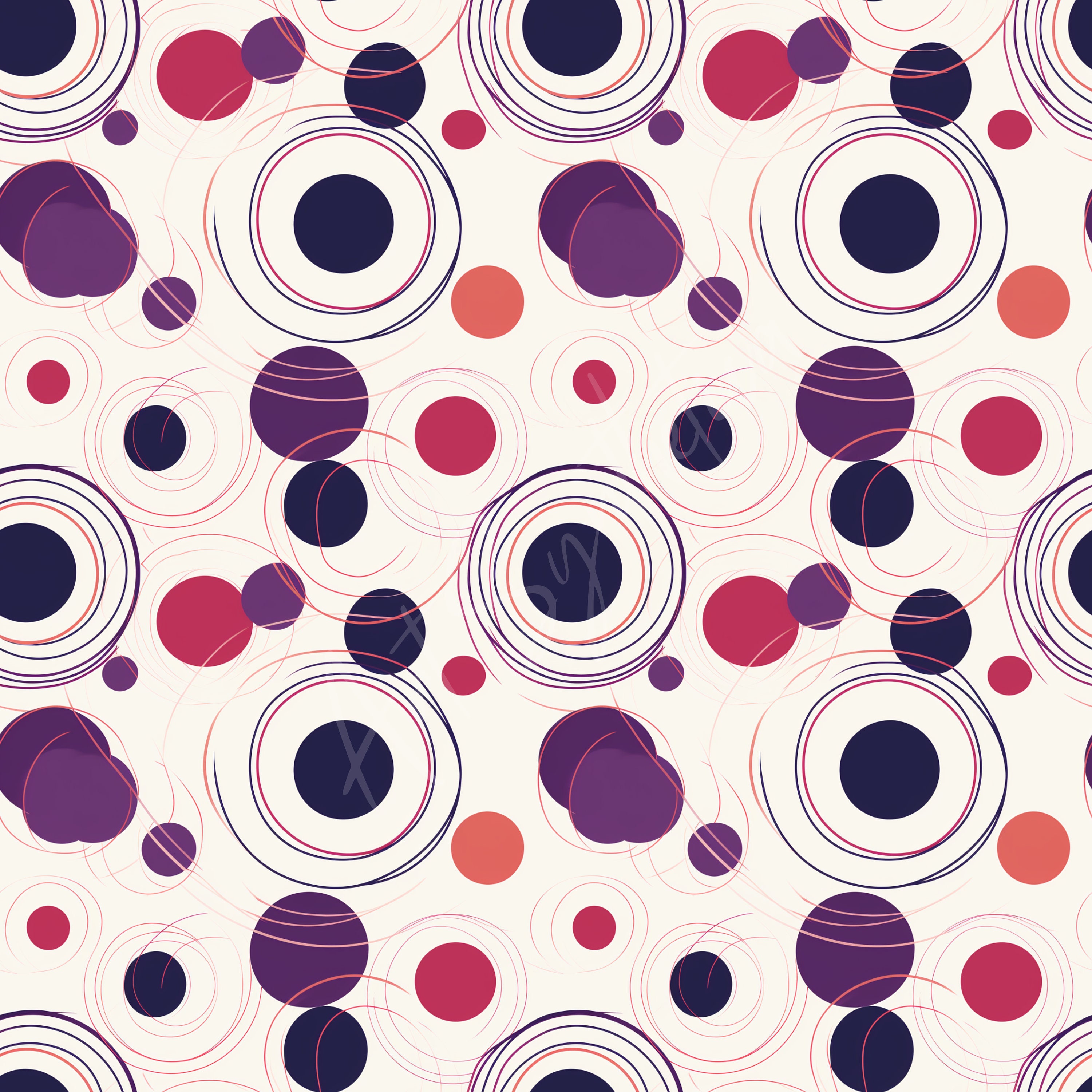 18 Seamless Circle Patterns | Circles | Digital Download | 18 Pattern ...