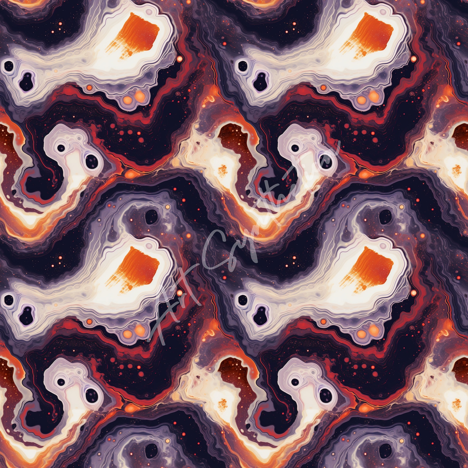18 Seamless Agate Patterns | Cosmic Rift | Digital Download | 18 ...
