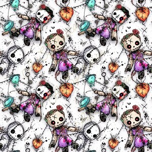 18 Seamless Voodoo Patterns | Voodoo | Digital Download | 18 Pattern ...