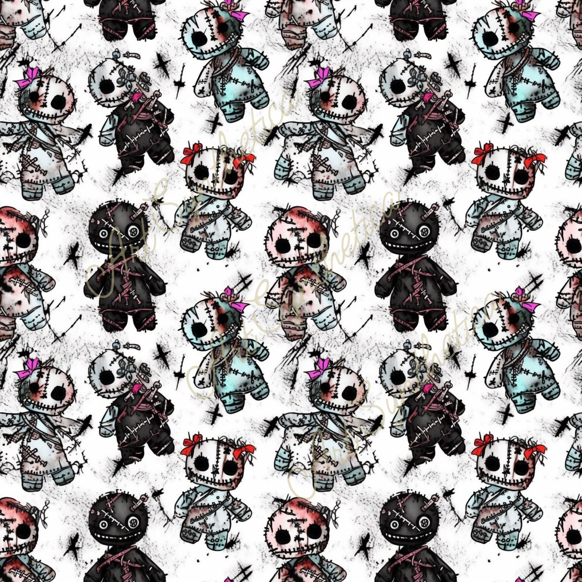 18 Seamless Voodoo Patterns | Voodoo | Digital Download | 18 Pattern ...