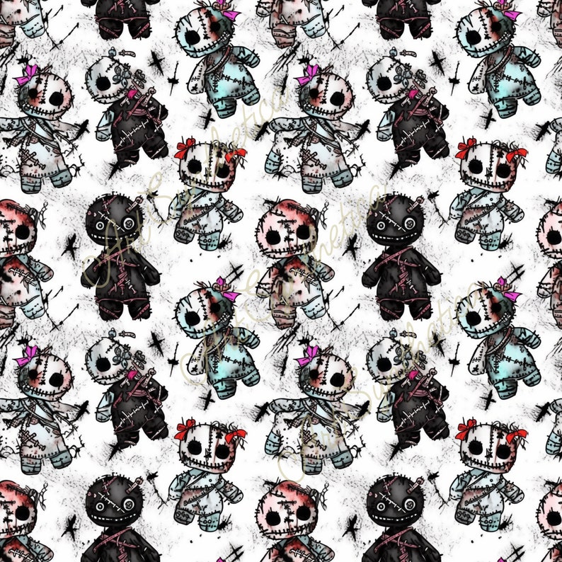 18 Seamless Voodoo Patterns | Voodoo | Digital Download | 18 Pattern ...