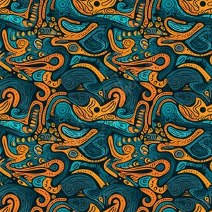 18 Seamless Clay Abstract Theme Patterns | Clay Abstract | Digital ...