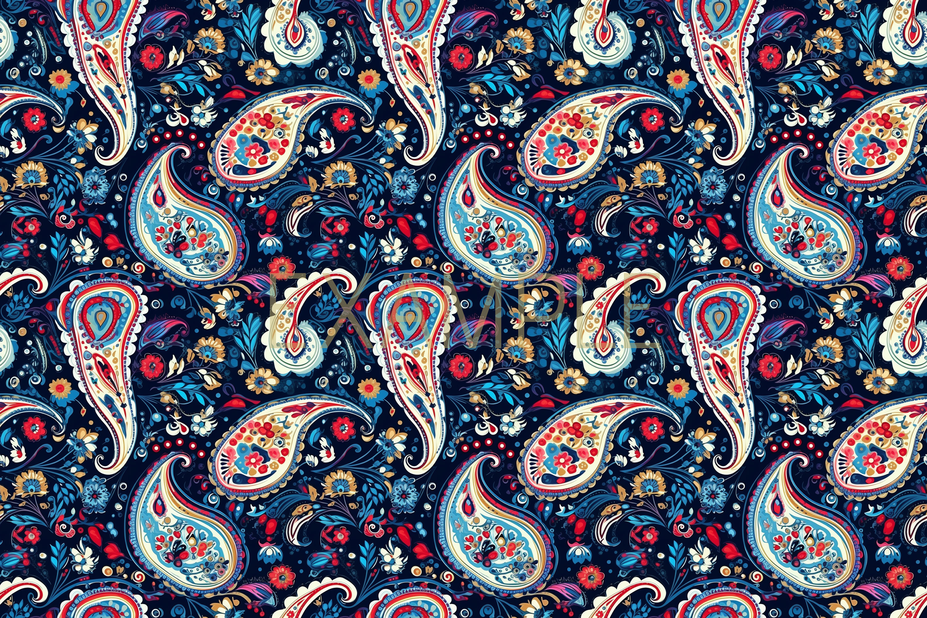 18 Seamless Paisley Inspired Pattern | Touch of Paisley | Digital ...